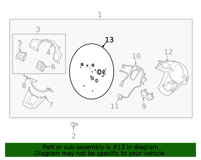56111-P2100WK - Steering Wheel 2021-2023 Kia Sorento | Kia.Parts Store
