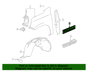 2021-2024 Chevrolet Plate 85003753 GM | GMPartsDirect.com