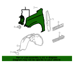 2021-2024 Chevrolet Front Driver Side Fender 84384210 GM ...