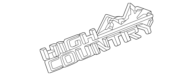 2021-2024 Chevrolet Front Driver Side Fender Marketing Name Plate ...