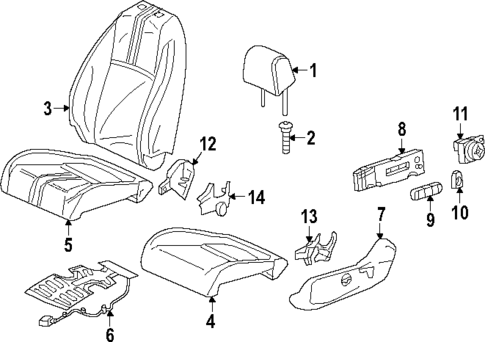 Driver Seat Components for 2024 Acura Integra | OEM Parts Online