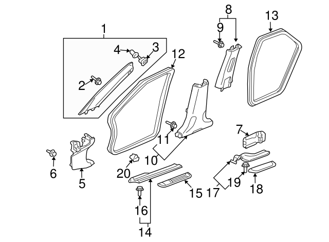 84205-SDA-A00ZC - Cap 2003-2007 Honda Accord | Honda Parts Online