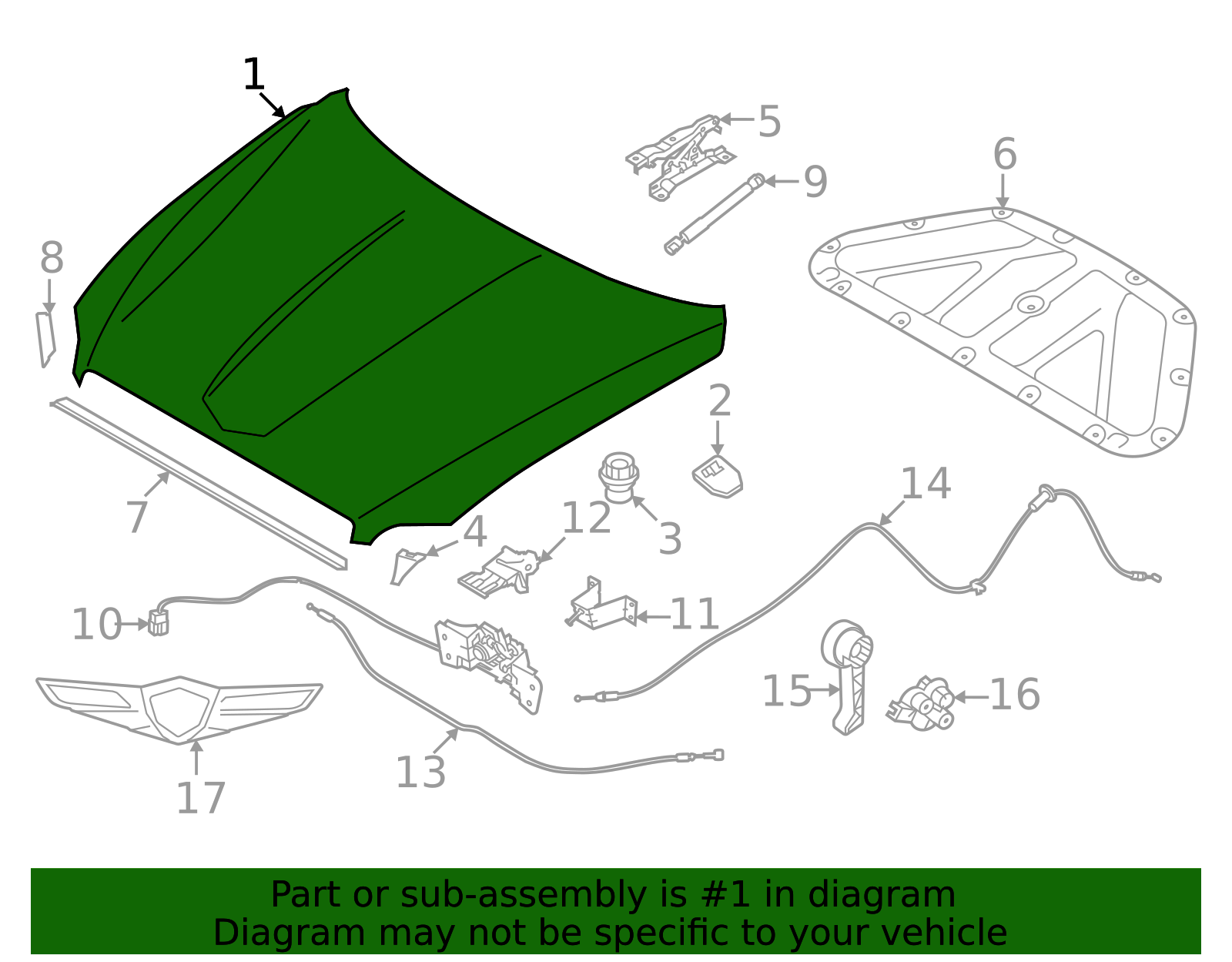 66400-AR000 - High-Quality Panel Assembly Hood for 2022-2025 Genesis ...