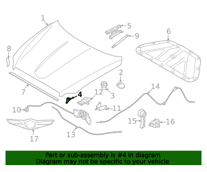 Genuine Stop Bumper for 2022-2023 Genesis GV70 | Part# 864A0-AR000 ...