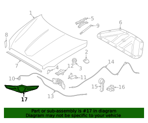 2022-2024 Genesis Hood Emblem 86300-AR000 | OEM Parts Online