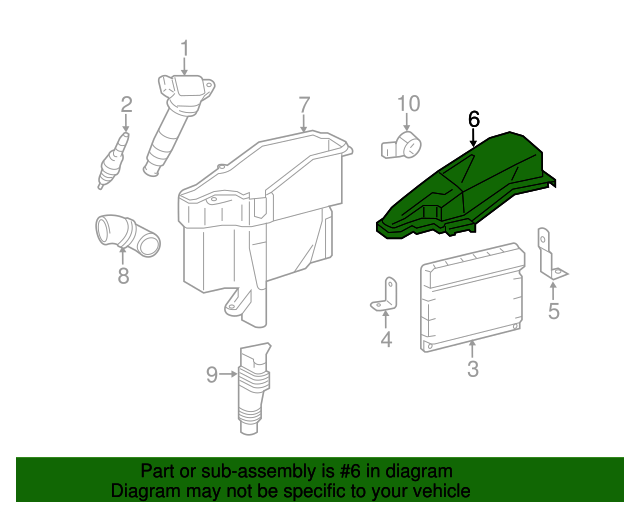 2016-2023 Lexus Engine Control Module Cover 82774-30090 ...