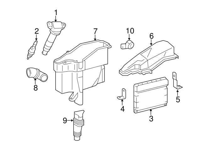2017-2018 Lexus IS300 Engine Control Module (ECM) 89661-53T70 | SSL Parts