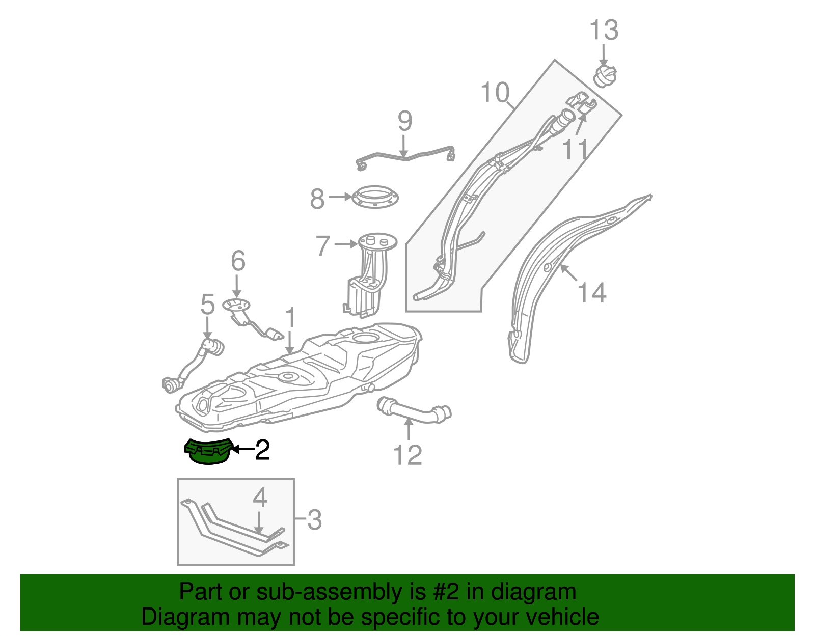 2009-2012 Toyota RAV4 Fuel Tank Protector 77641-0R020 | OEM Parts Online