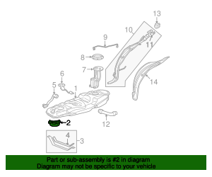 2009-2012 Toyota RAV4 Fuel Tank Protector 77641-0R020 | Toyota Parts Center