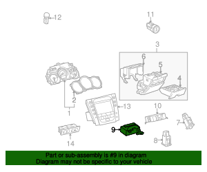 2006-2007 Lexus | Receiver | 89760-30010 | OEM Vehicle Parts