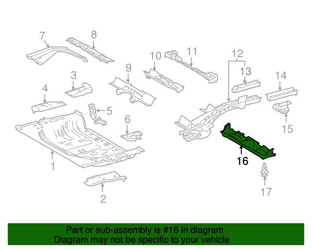 2015-2021 Lexus Valance Panel 50768-78010 | AutoNationParts.com