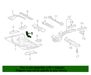 2015-2021 Lexus Floor Extension 58316-78020 | OEM Parts Online