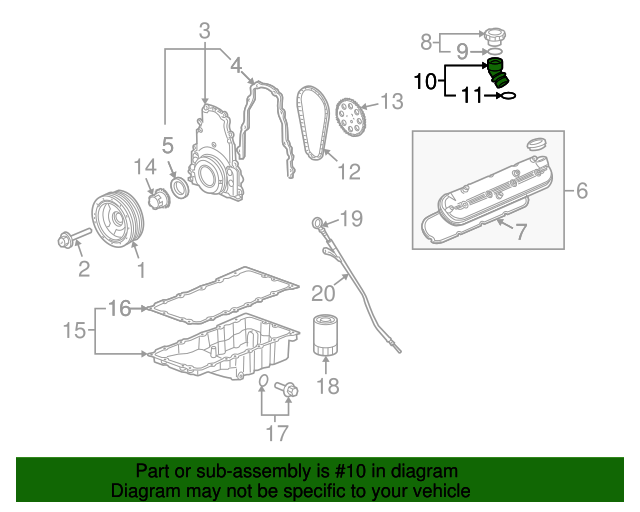 2009-2017 GM Filler Tube 12609623 | TascaParts.com