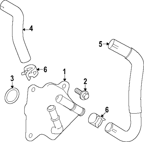 Engine Oil Cooler for 2025 Lexus NX250 | OEM Parts Online