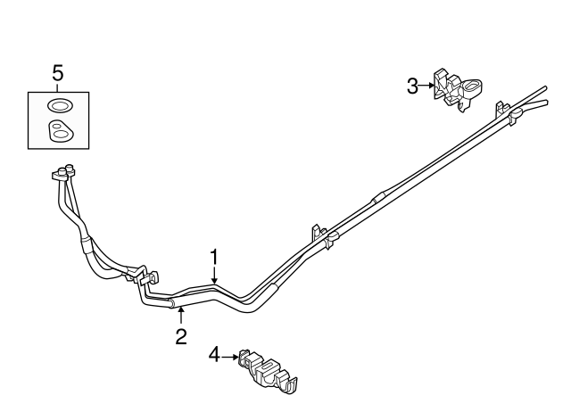 DB5Z-19835-B - AC Tube 2011-2015 Ford | AutoNationParts.com