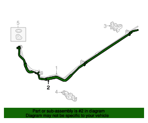2011-2015 Ford AC Line DB5Z-19867-B | TascaParts.com