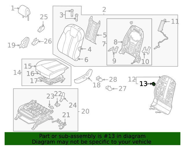 96125-P2300 - 12 Volt Accessory Power Outlet 2021-2022 Kia | Kia.Parts ...