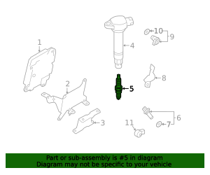 1822A154 - Spark Plug 2018-2022 Mitsubishi Outlander PHEV | Mitsubishi ...