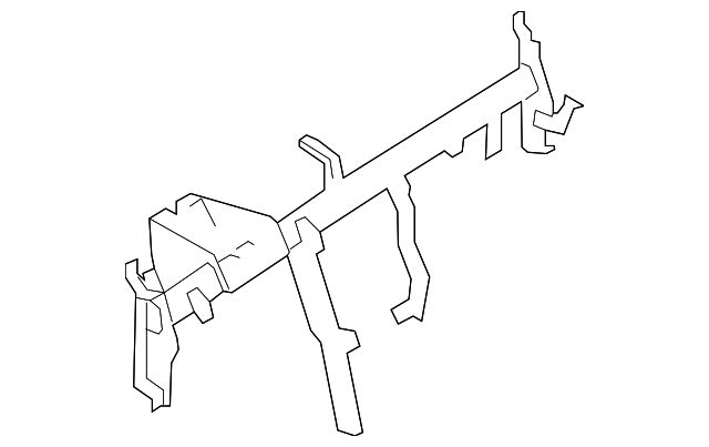 204-680-02-55 - Reinforced Beam 2008-2011 Mercedes-Benz | Mercedes-Benz ...