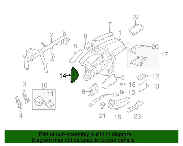 204-680-01-78-8K67 - End Cap 2008-2011 Mercedes-Benz | Mercedes-Benz USA Parts