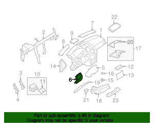 204-682-03-16-9051 - Column Cover 2008-2011 Mercedes-Benz | Mercedes ...