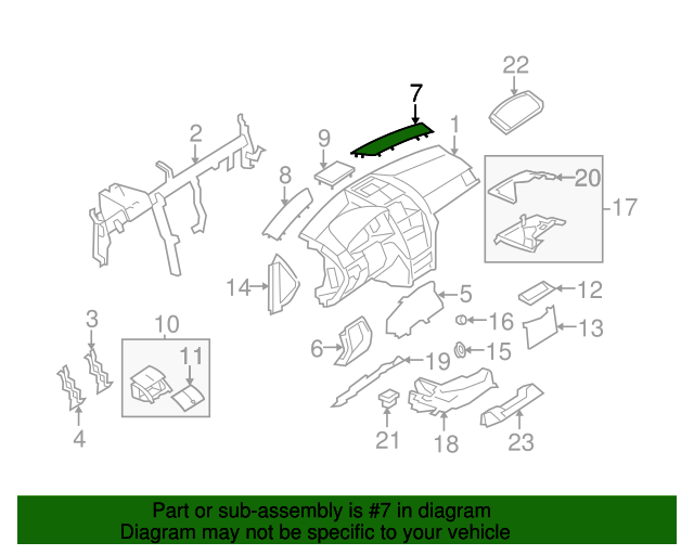 204-680-18-07-9051 - Upper Cover 2008-2011 Mercedes-Benz | Mercedes ...