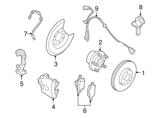 2005-2013 Volvo Brake Pads 31212184 | TascaParts.com