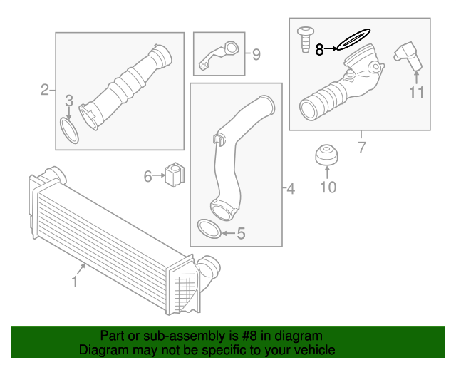 13-71-7-568-031 - Air Duct O-Ring - 2011-2019 BMW | Buy BMW Parts Now