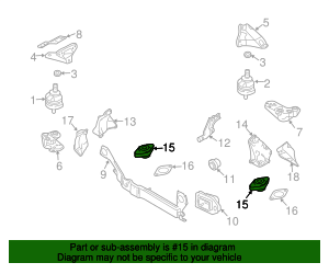 2008 Audi Trans Mount 8E0-399-151-BB | Genuine Audi Parts