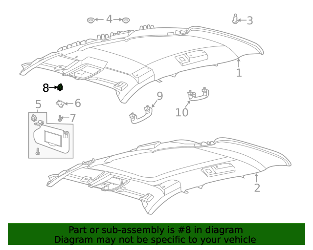 2020-2021 Ford Escape Retainer Clip -W716789-S900 | TascaParts.com