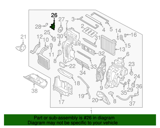 97154-2Y000 - Door Actuator 2015-2021 Kia | Kia.Parts Store