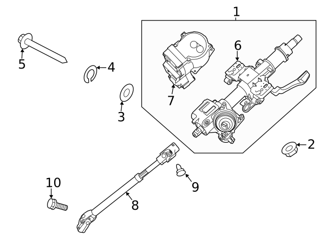 2020-2022 Hyundai Palisade Column 56390-S8020 | OEM Parts Online