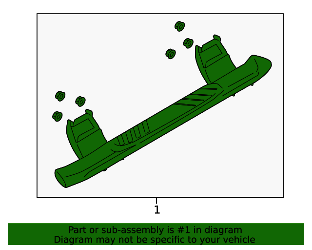 2021 Ford F-150 Running Board ML3Z-16450-SA | TascaParts.com
