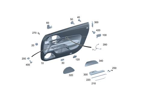 Front Door Trim for 2024 Mercedes-Benz SL43 AMG | Mercedes-Benz USA Parts