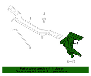 51-64-7-219-317 - Left support 2009-2016 BMW Z4 | AutoNationParts.com