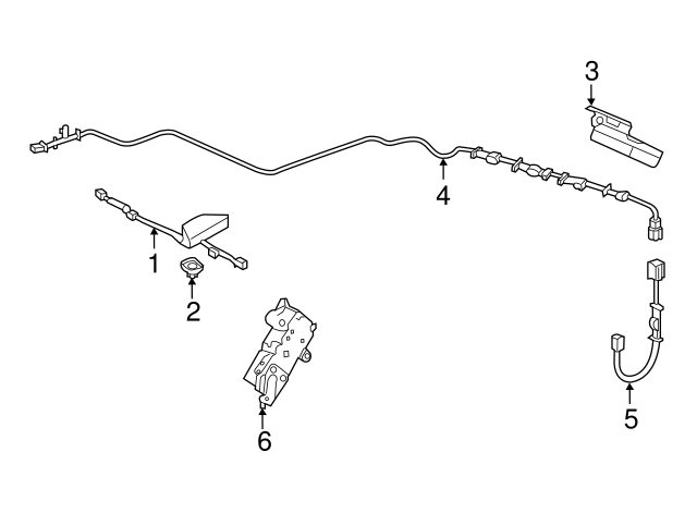 39150-T3V-A51ZA - Antenna Assembly *YR602M* (Burnished Silver Metallic ...