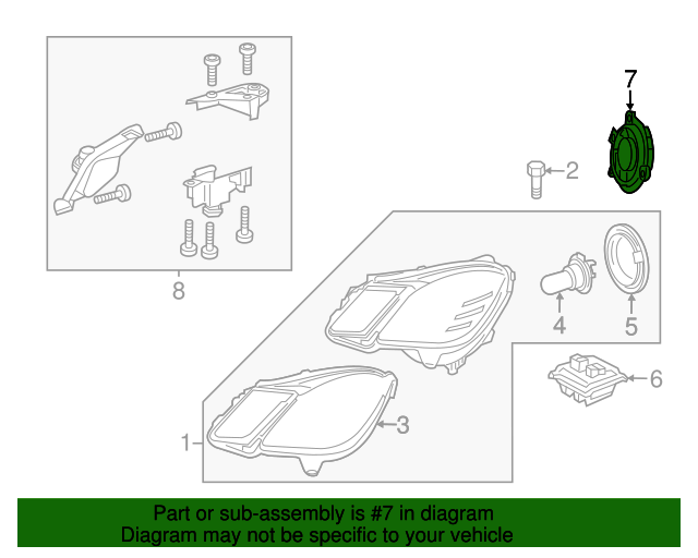 2009-2018 Mercedes-Benz Fan 212-906-86-02 | Mercedes-Benz Parts