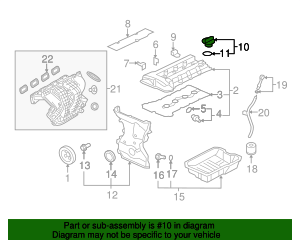 2008-2023 Mitsubishi Filler Cap 1250A010 | Auto Parts