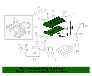 1035B405 - Valve Cover 2008-2024 Mitsubishi | Mitsubishi Direct Parts