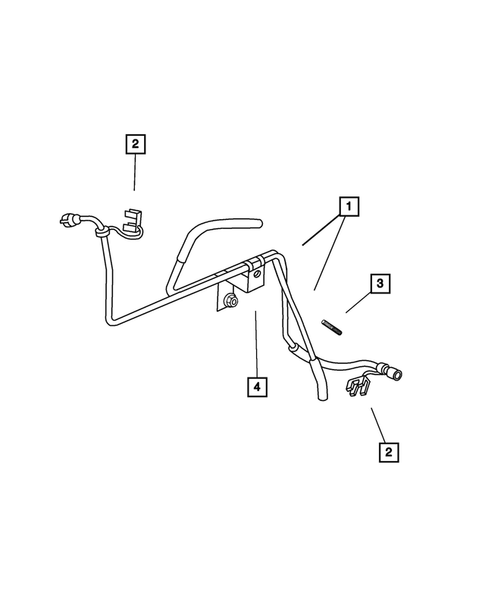 Fuel Lines for 2001 Jeep Wrangler | Mopar Original Parts - Merrick Jeep