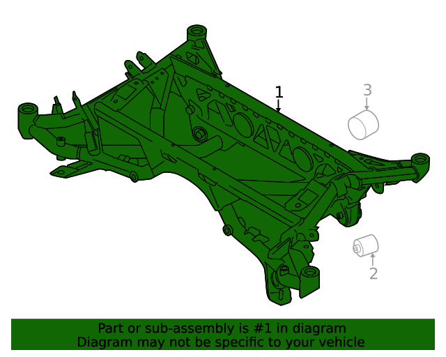 Genuine BMW 33-31-8-746-172 | Cross-Member | FREE Shipping on Most ...