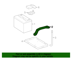 74404-06130 - Battery Hold Down Frame - 2012-2018 Toyota | OEM Genuine ...