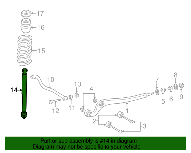 463-323-04-00 - Shock Absorber 2016-2020 Mercedes-Benz G 550 | Mercedes ...