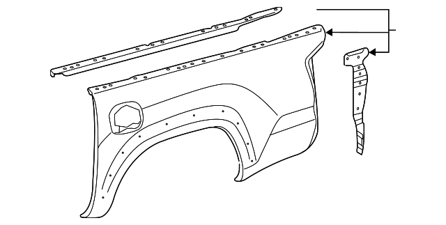 Genuine OEM Side Panel Part# 65500-04440 Fits 2016-2020 Toyota Tacoma ...