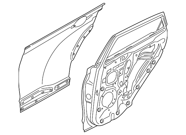 2018-2022 Hyundai Door Shell 77004-J9000 | QuirkParts