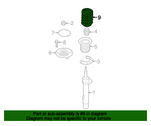 31-33-6-851-919 - Coil Spring - 2012-2018 BMW | BMWPartsHub