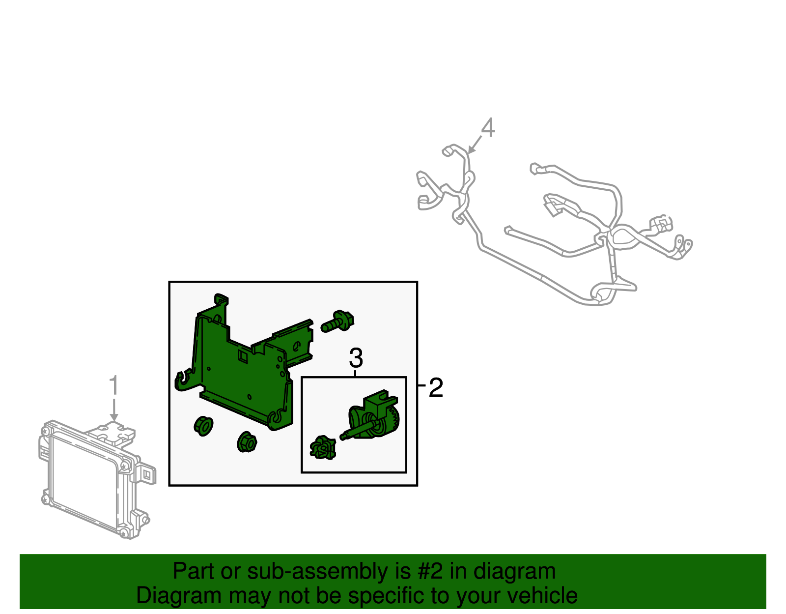 36801-TBA-A01 - Mount Bracket 2016-2019 Honda Civic | Honda Parts Online