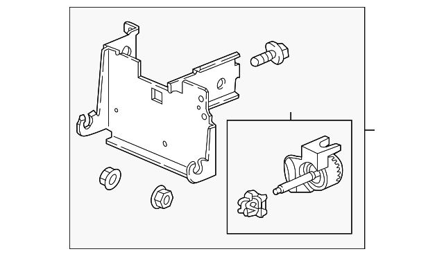 36801-TBA-A01 - Mount Bracket 2016-2019 Honda Civic | Honda Parts Online