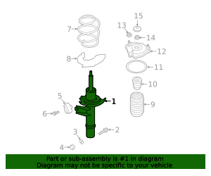 2019-2025 Genesis G70 Suspension Strut 54660-G9040 | OEM Parts Online