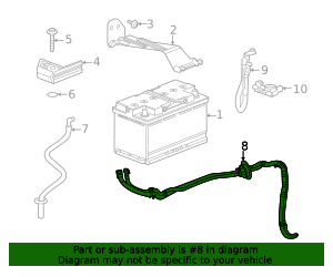 2020-2024 Cadillac CT5 Battery Positive Cable 84847273 | OEM Parts Online